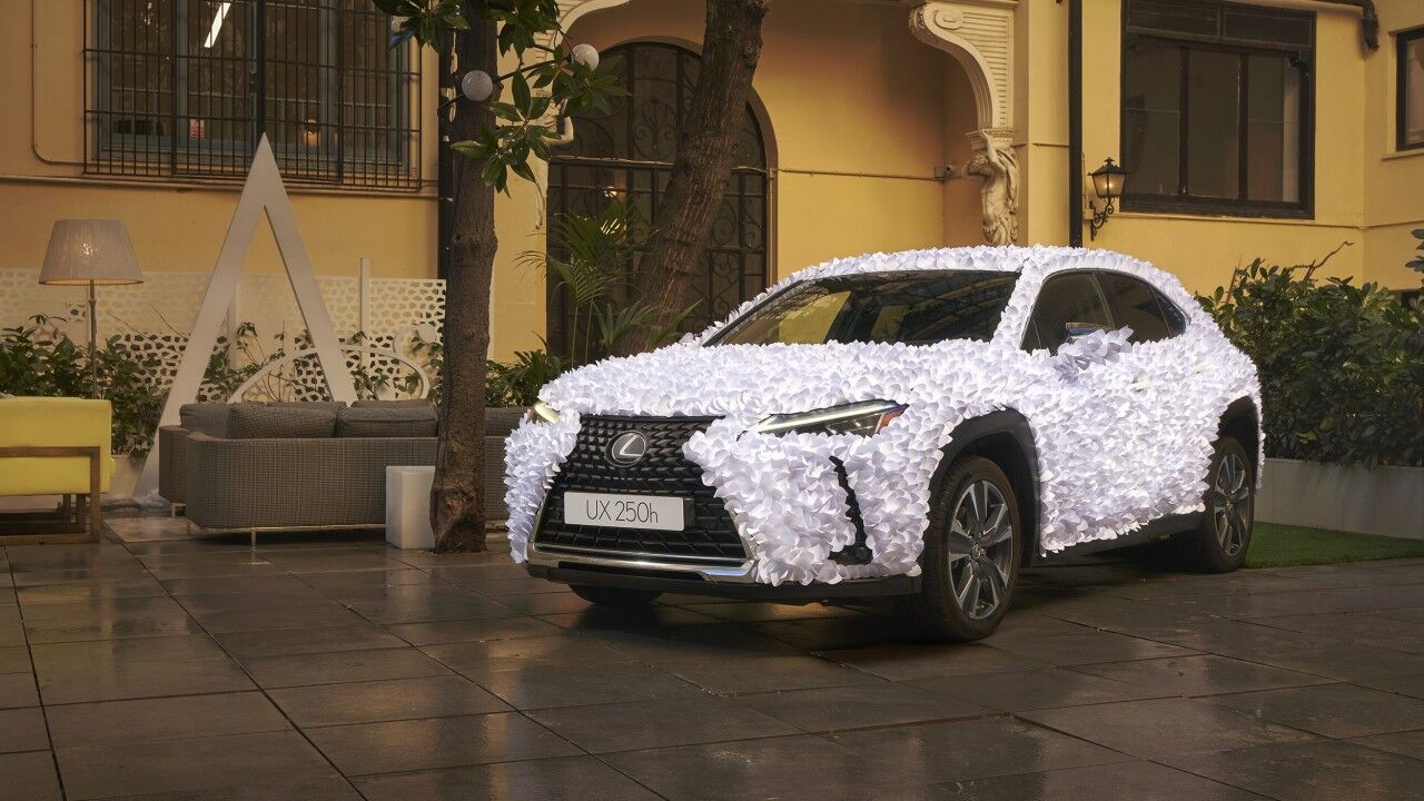 Lexus UX Art Car 2021, un lienzo tridimensional hecho en España
